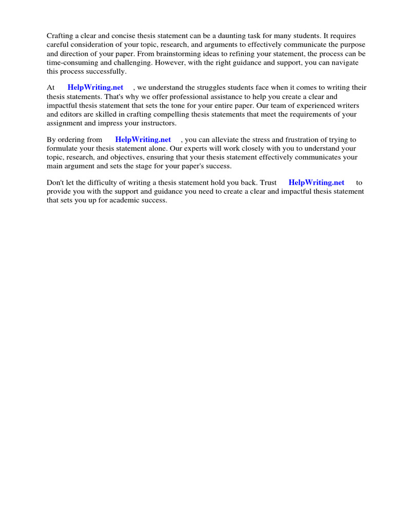 Mastering Thesis Statement Creation | PDF | Essays | Thesis