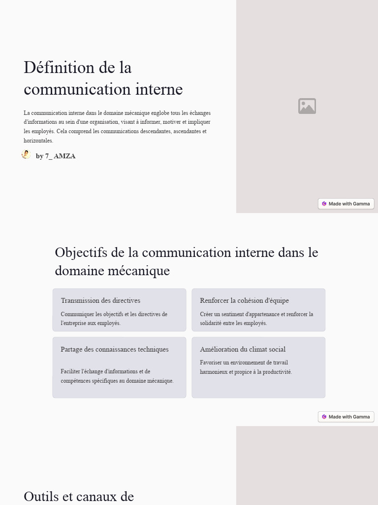 Definition de La Communication Interne | PDF | Affaires