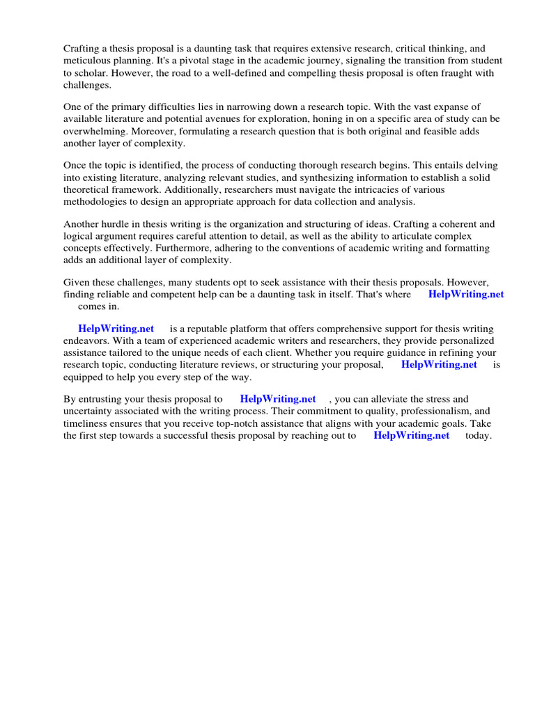 Theory Thesis Proposal | Download Free PDF | Thesis | Methodology