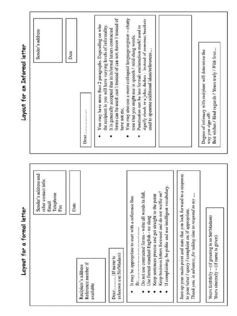Formal Letter Format | PDF