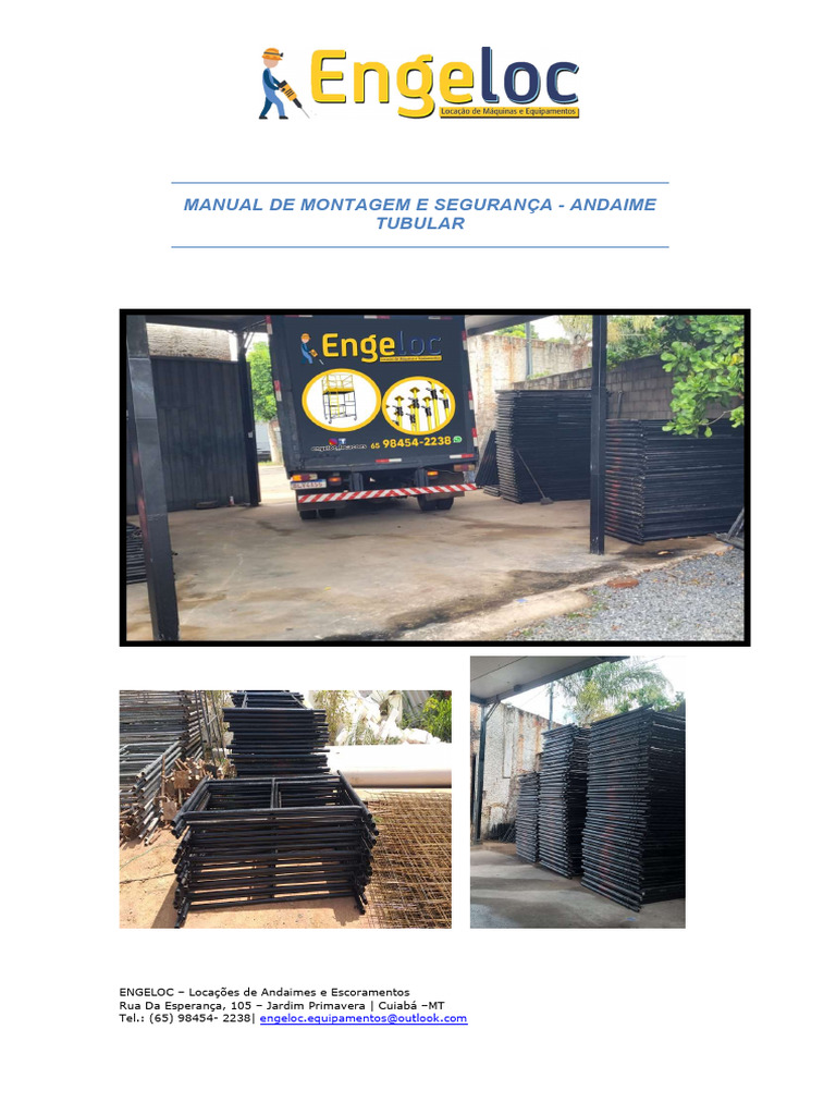 Engeloc - Manual de Montagem Andaime Tubular | PDF