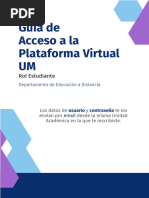 Tutorial Acceso Blackboard UVM | PDF