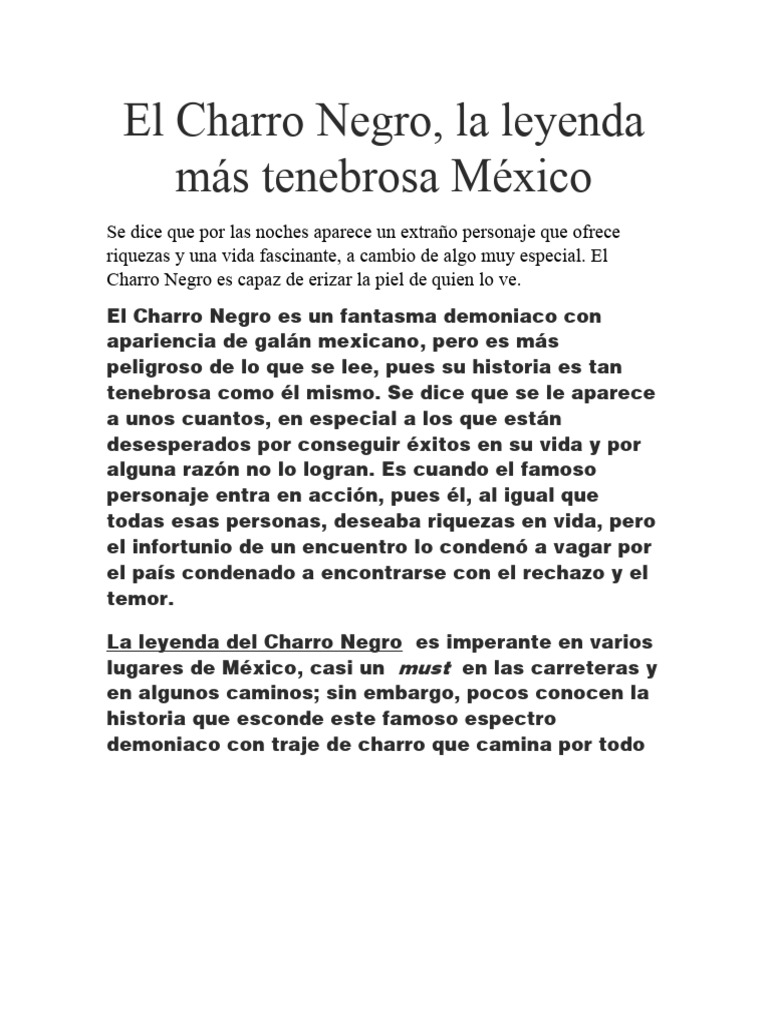El Charro Negro | PDF | Satán | Demonios
