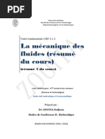 Cours de Mécanique Des Fluides 1 | PDF | Pression | Fluide