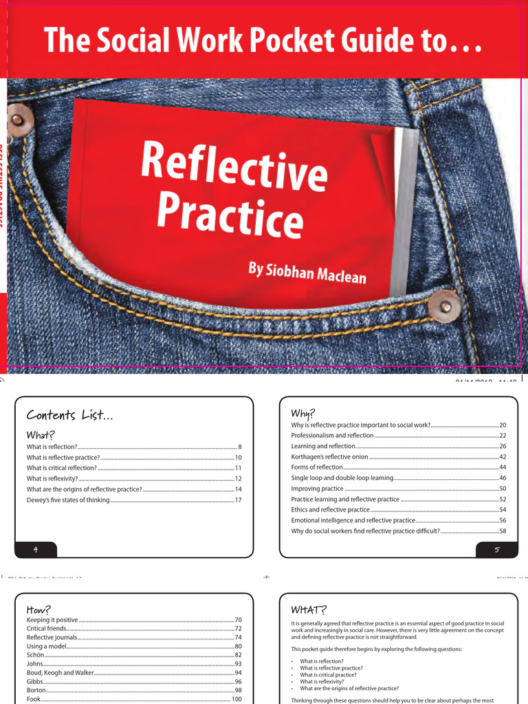 The Social Work Pocket Guide To Reflective Practice. Maclean | PDF
