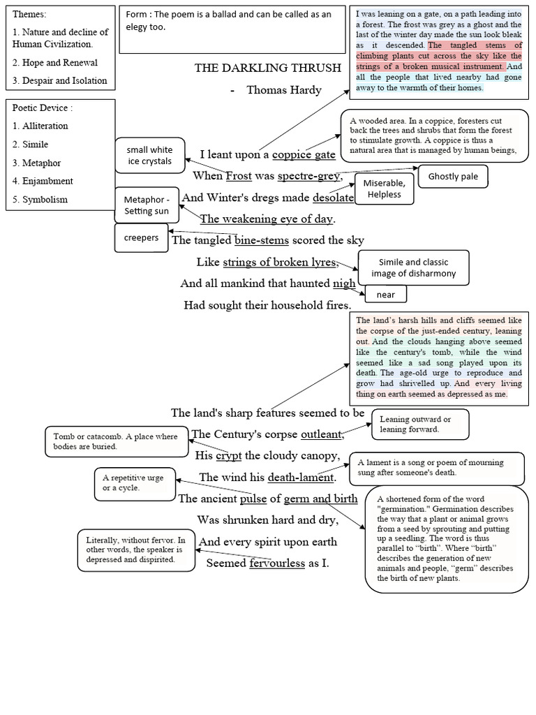 The Darkling Thrush | PDF