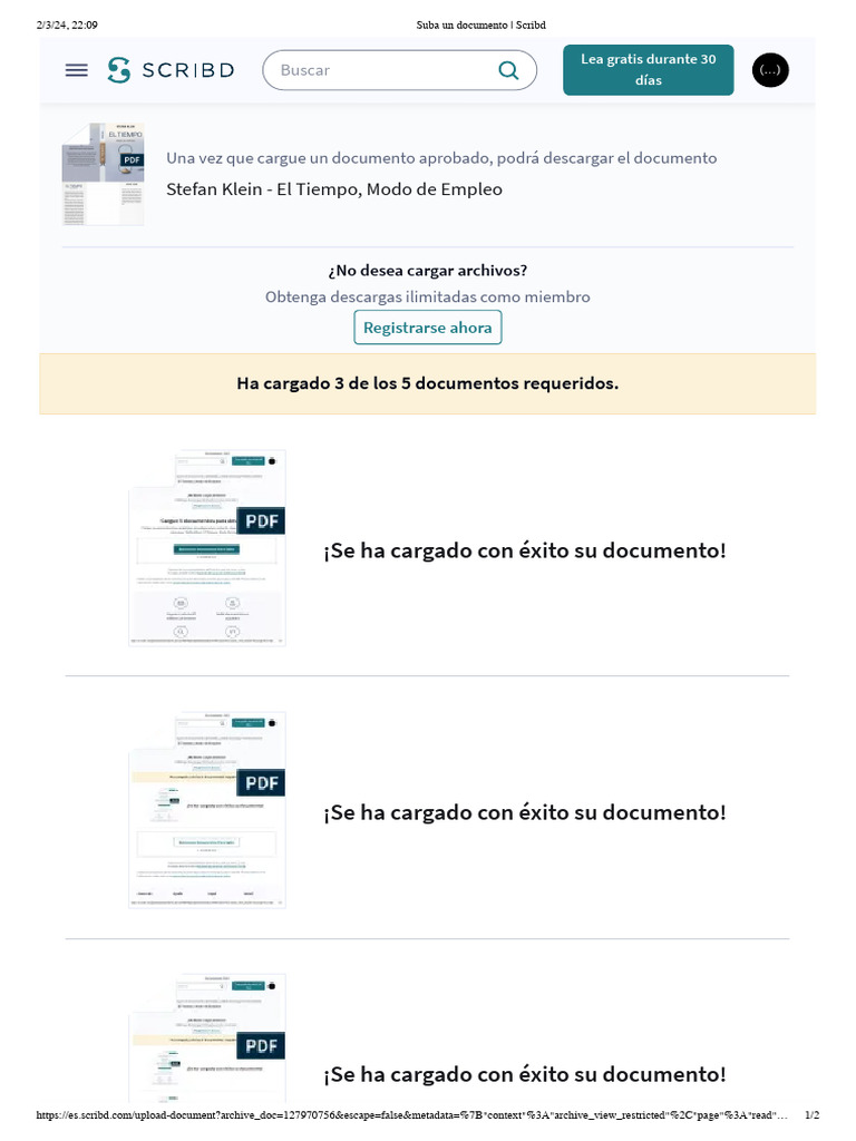 Suba Un Documento - Scribd 4 | PDF