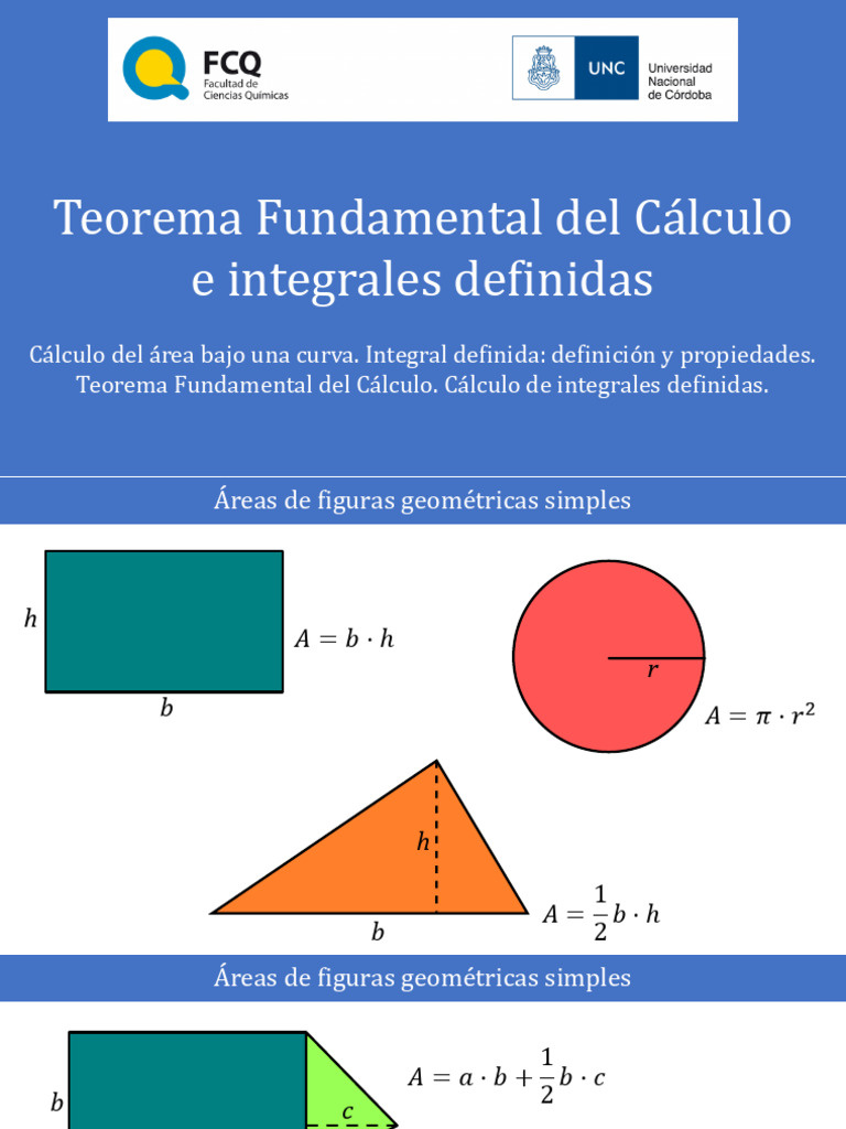 04-Teorema Fundamental Del Cálculo e Integral Definida | PDF