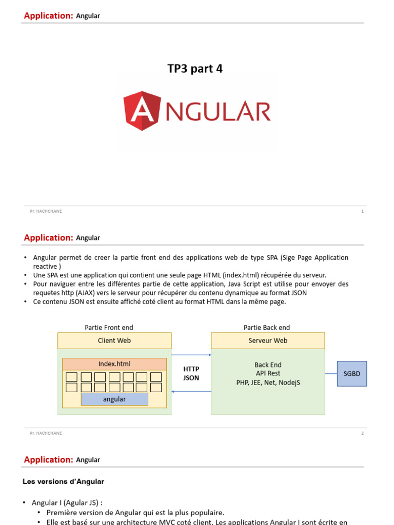 TP3 Part 4 Angular | PDF