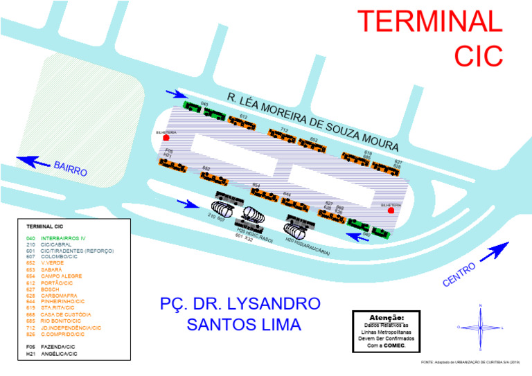 Brazil Curitiba e Regiao CIC Terminal | PDF