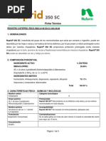 Ficha Técnica Evisect S Arysta (México) | PDF