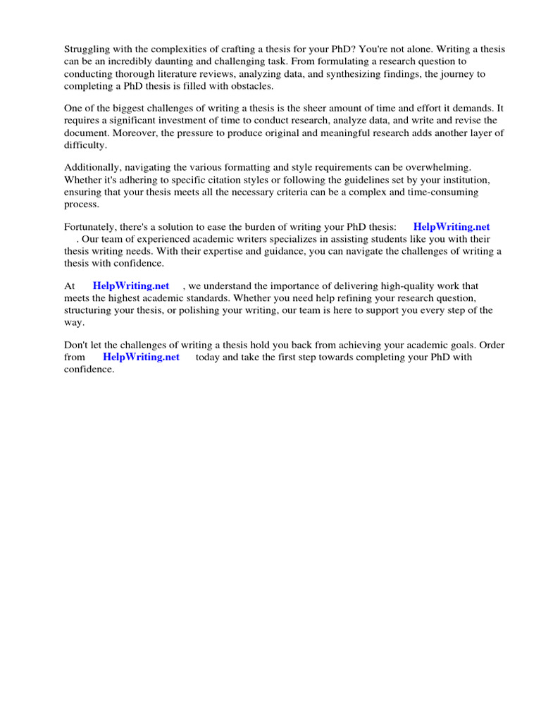 PHD Thesis Wiki | PDF | Thesis | Doctor Of Philosophy