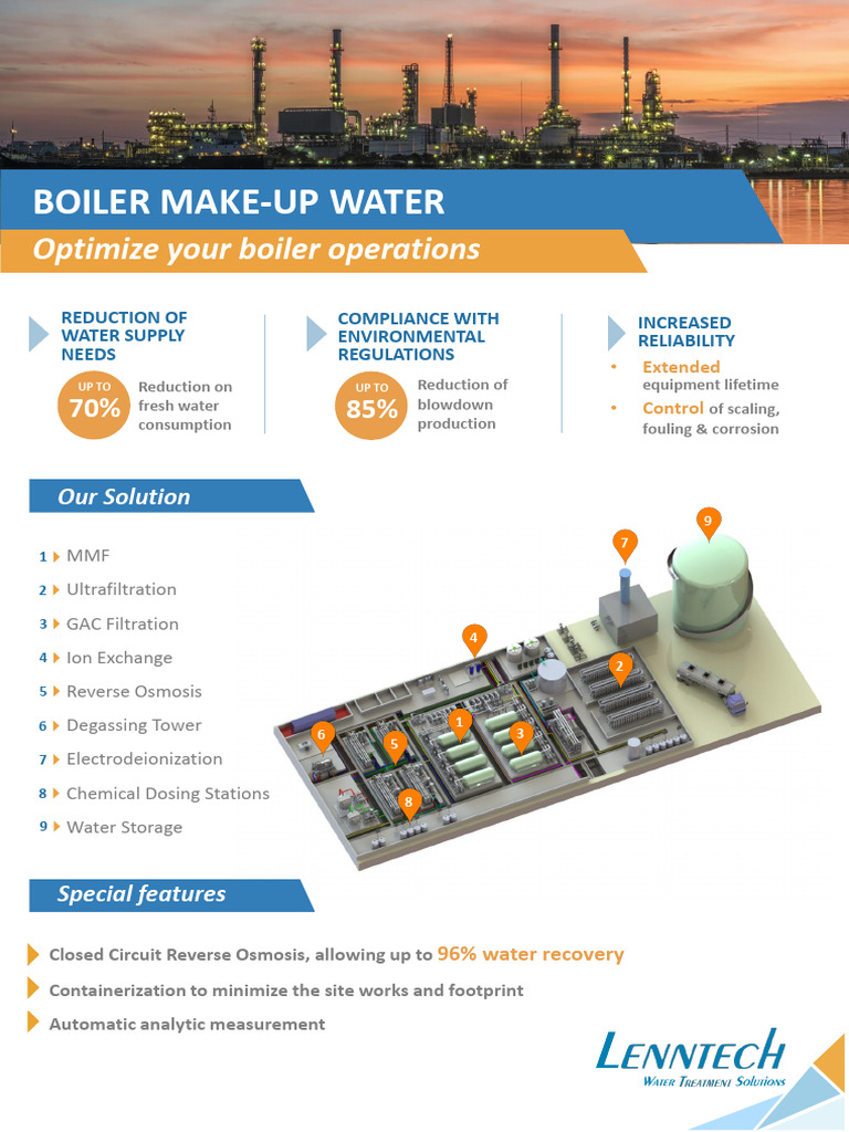 4 Flyers Applications Boiler Make Up Water | PDF