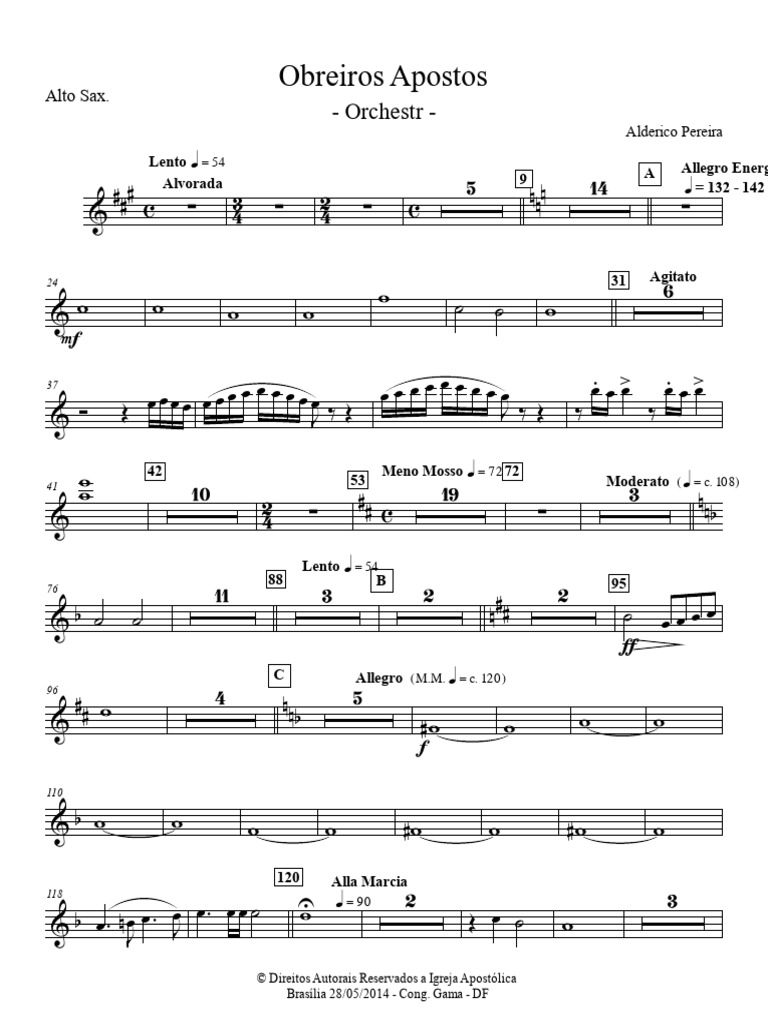 Alto Sax. | PDF
