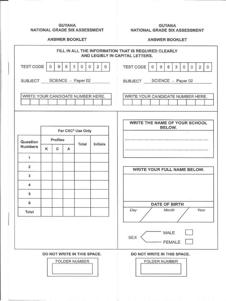 Science Paper II | PDF