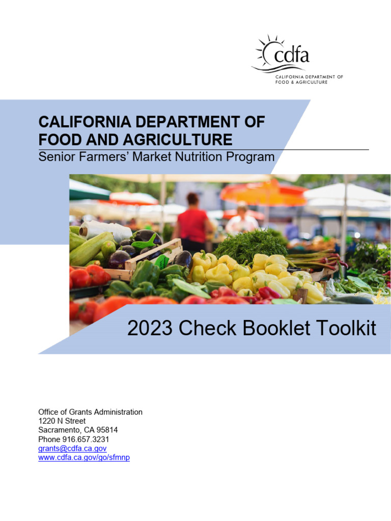 2023 SFMNP Toolkit Complete | PDF | Wic | Race And Ethnicity In The ...