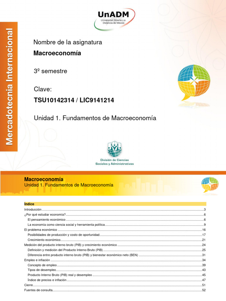 CN. Macroeconomia | PDF | Producto Interno Bruto | Macroeconómica