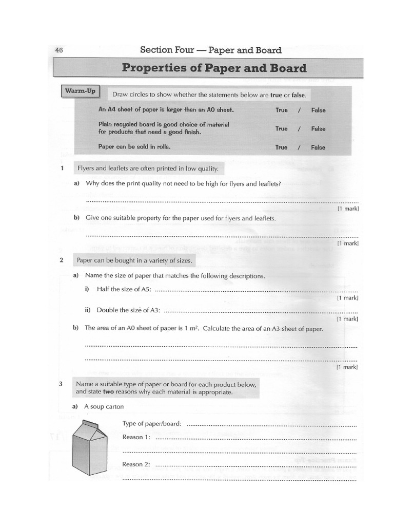 Materials Revision Paper | PDF