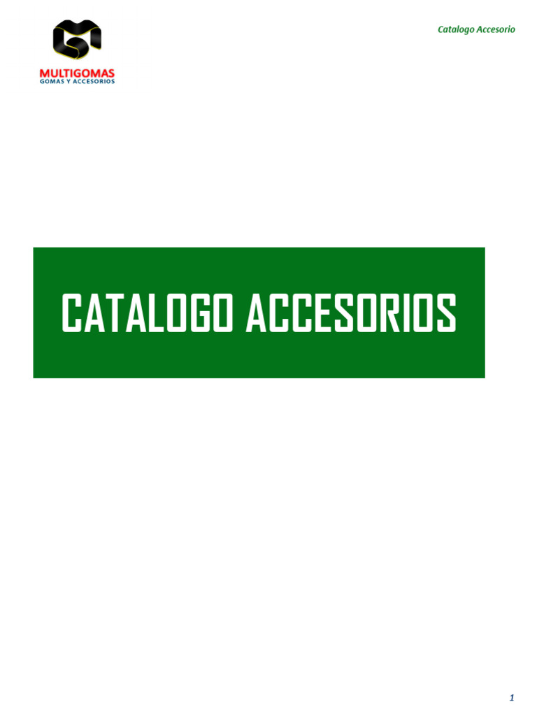 Division Accesorios | PDF