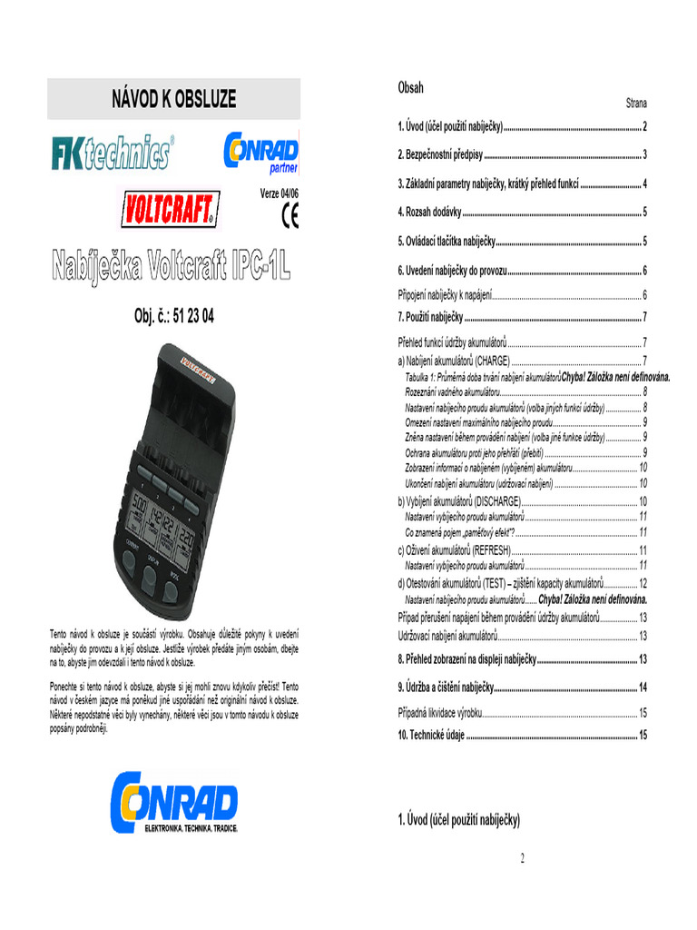 Voltcraft Ipc-1l | PDF