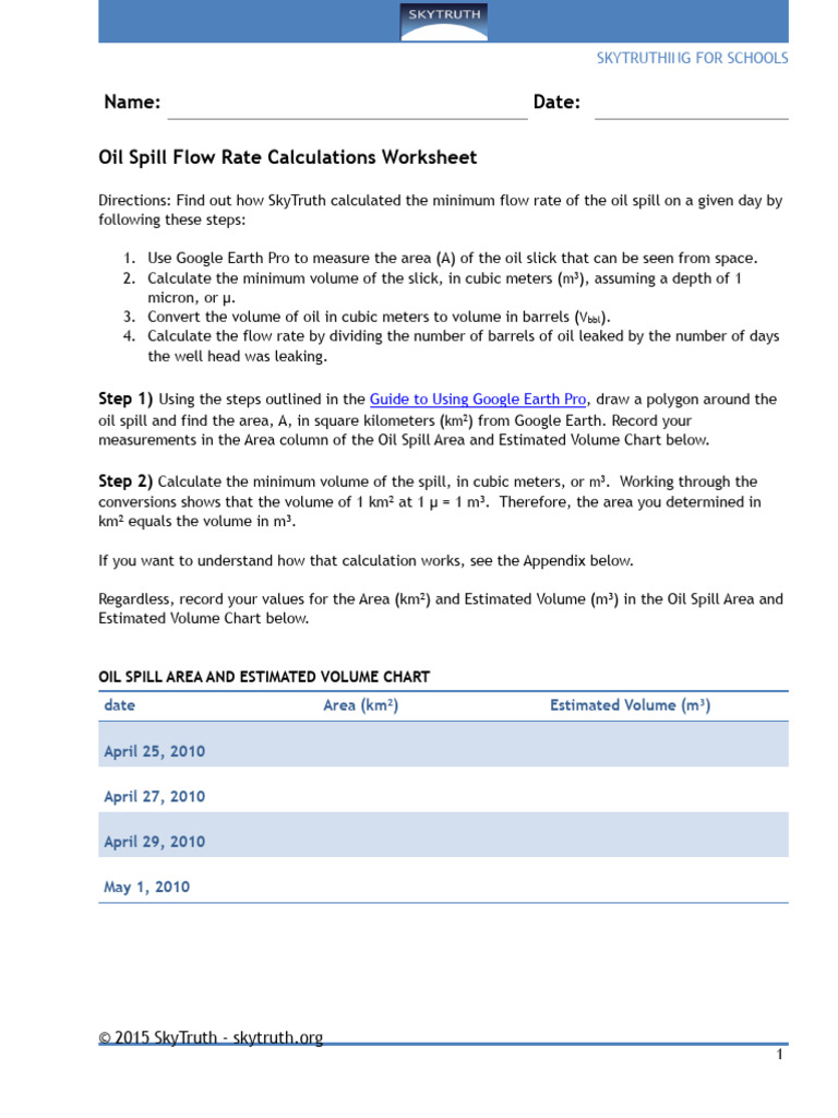 DHOS Worksheet | PDF
