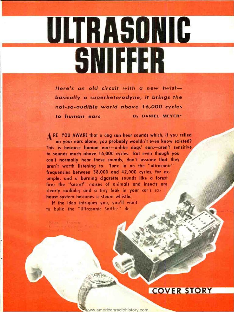 Ultrasonic Sniffer | PDF