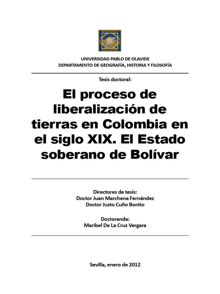 Cruz Vergara Tesis 11 12 | PDF | Colombia | España