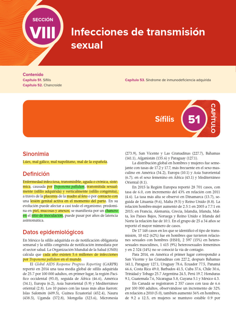 Información sobre la sífilis y su tratamiento | PDF | Sistema inmune ...