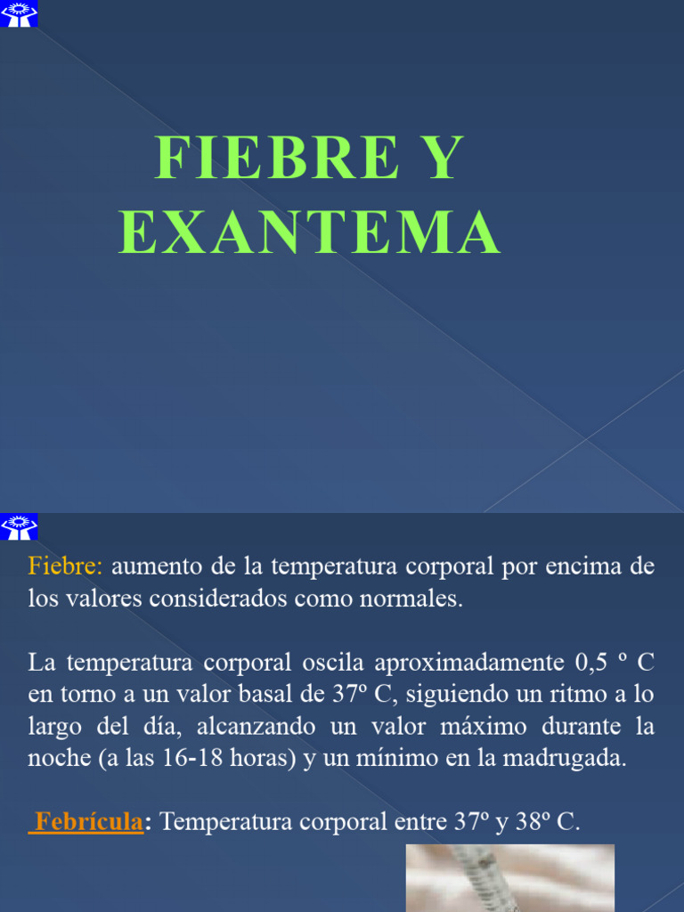 Guía de Fiebre y Exantema | PDF
