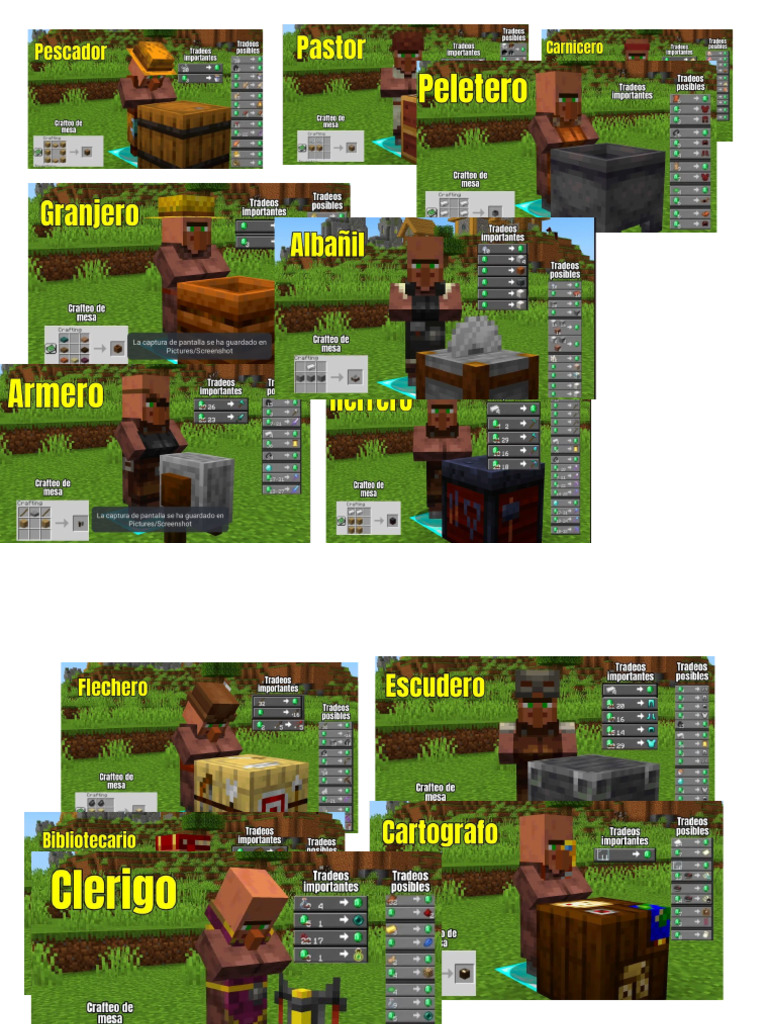 Aldeanos Minecraft | PDF