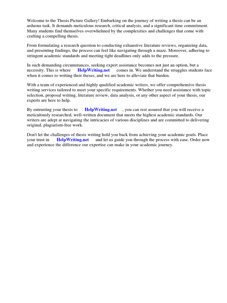 Thesis Picture Gallery | PDF