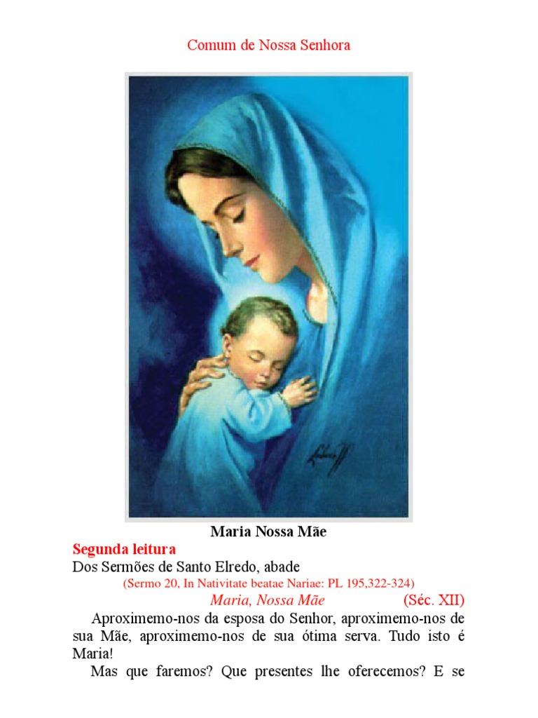 maria nossa mãe