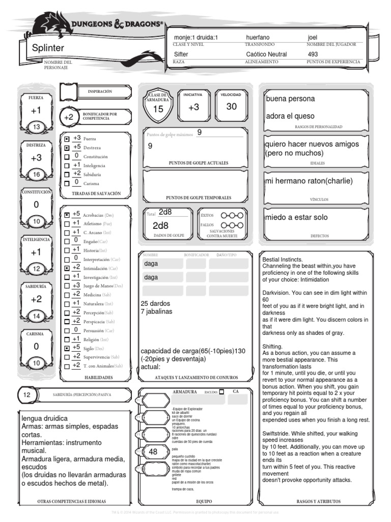 Splinter La Rata | PDF