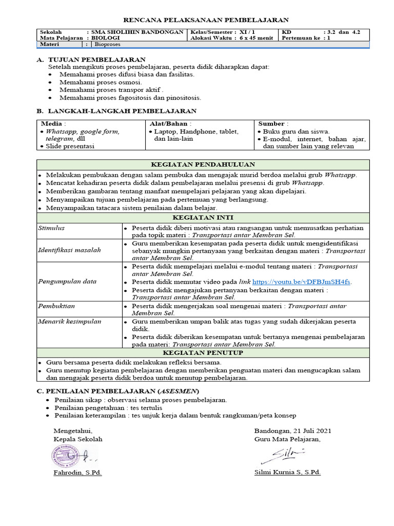 RPP KD 3.2 Xi | PDF | Karier & Perkembangan