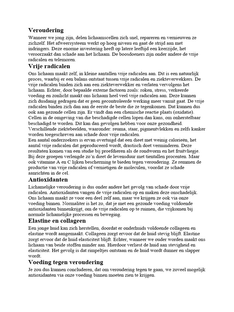 Veroudering | PDF
