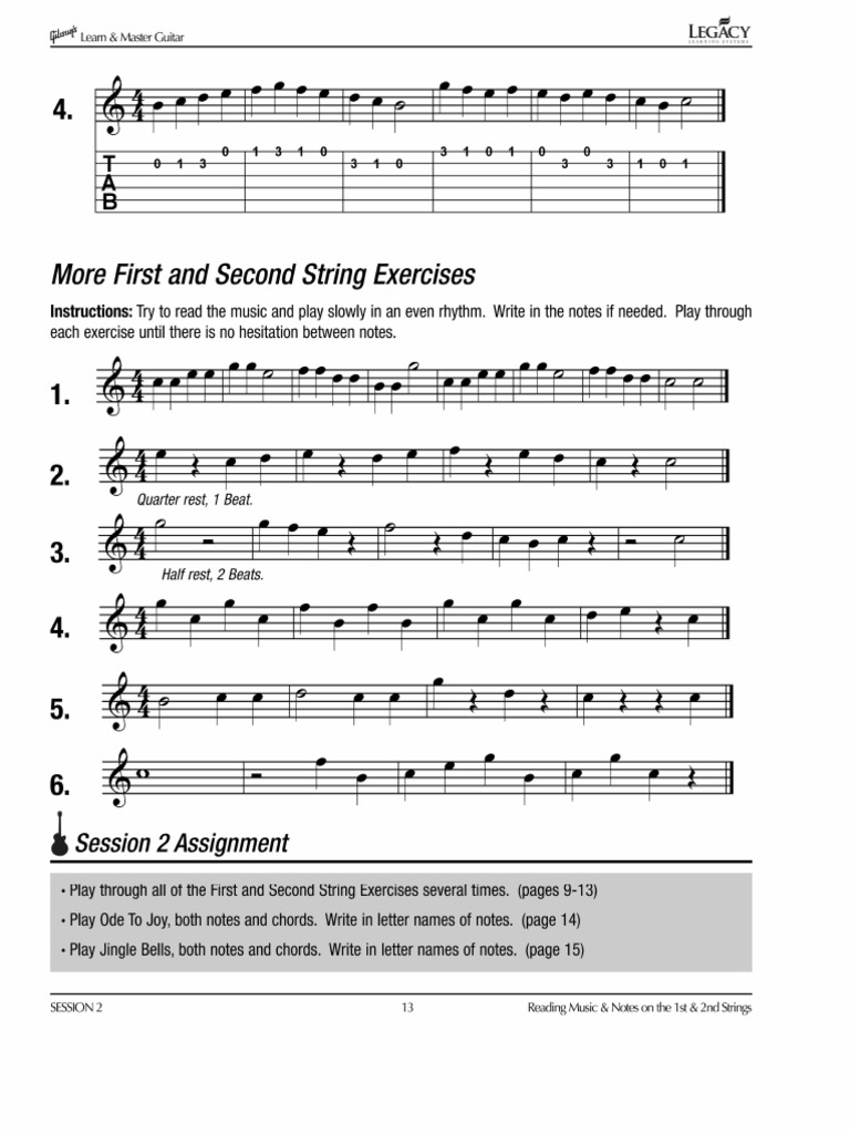 First and Second String Exercises | PDF