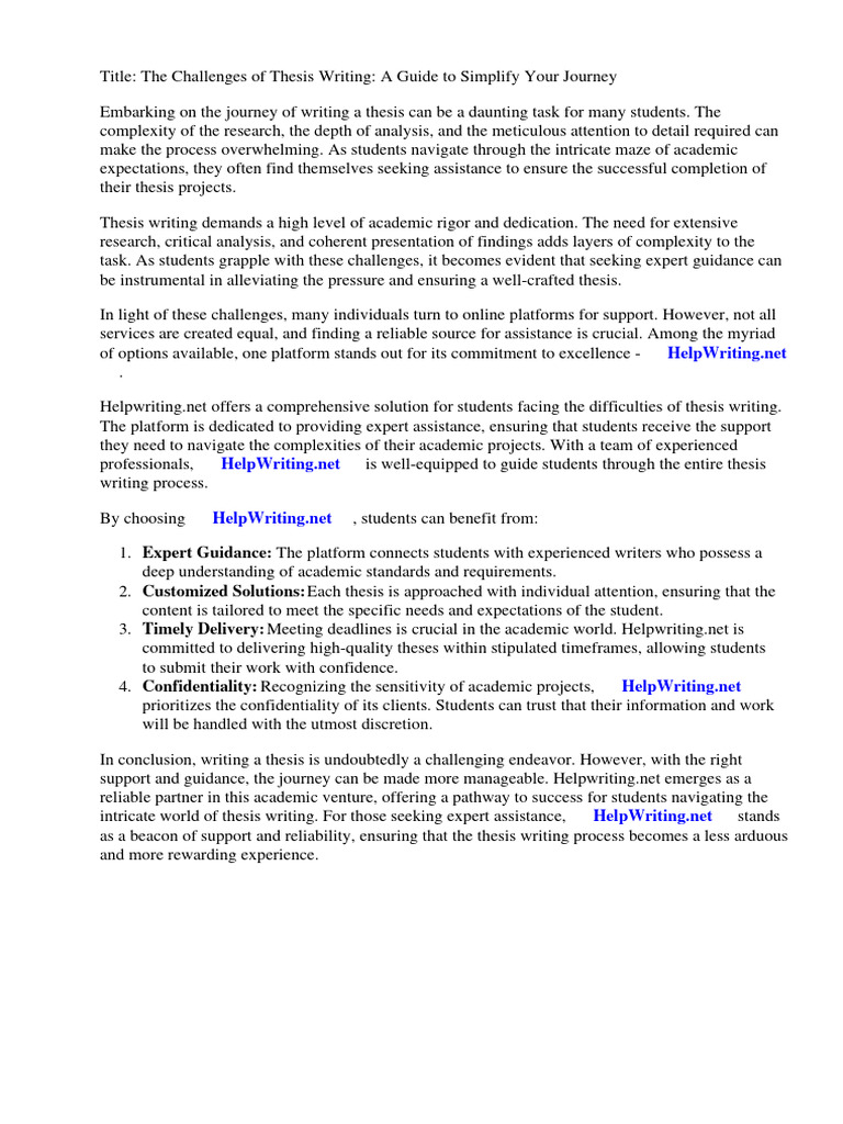 Free Thesis 2.1 Themes | PDF | Thesis | Essays