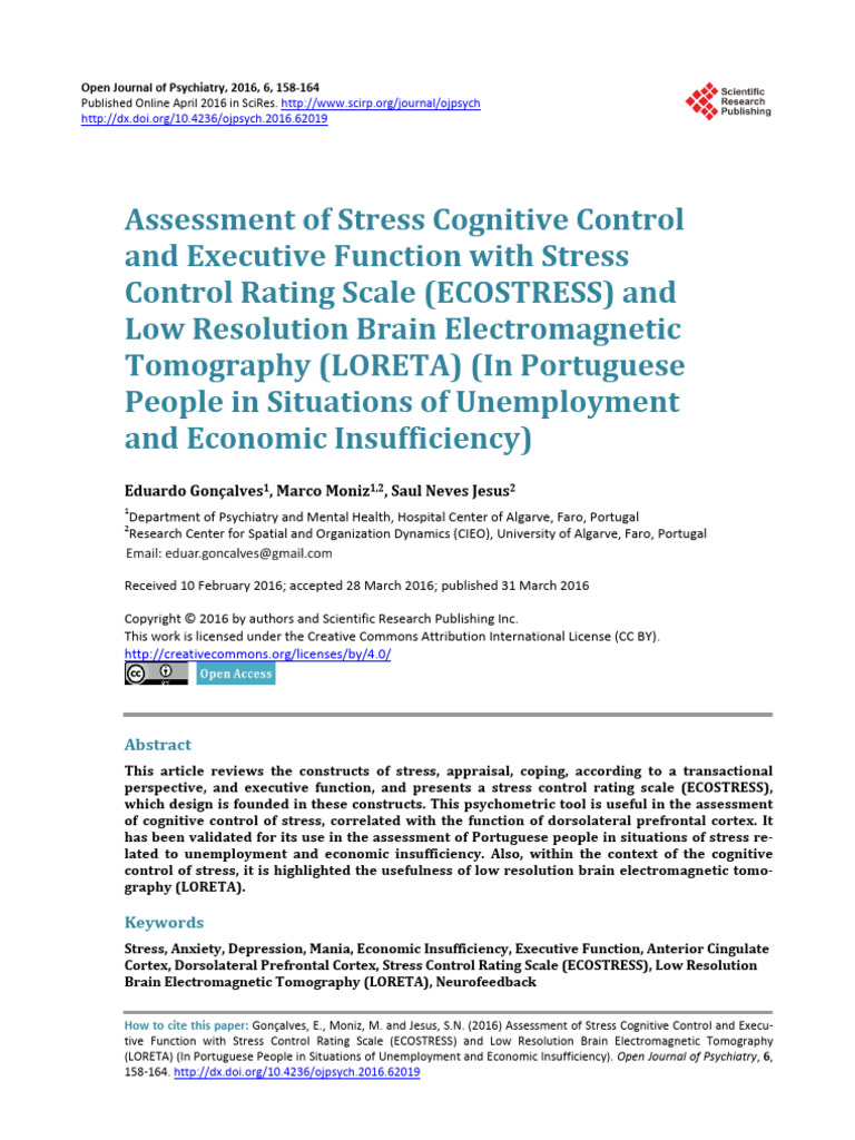 Eduardo Gonçalves, Marco Moniz, Saul Neves Jesus: Open Journal of ...