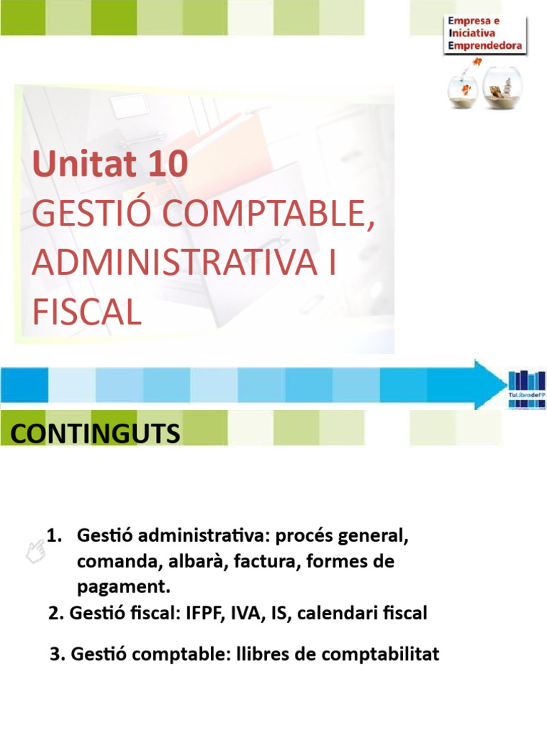 Eie 10 Gestó Contable, Administrativa I Fiscal | PDF
