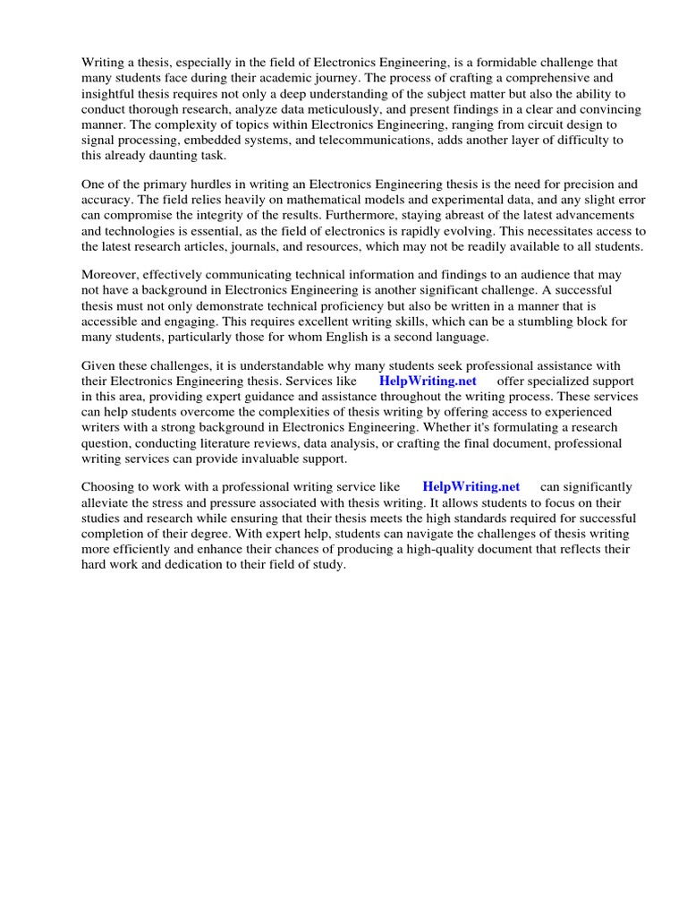 Electronics Engineering Thesis PDF | PDF | Amplifier | Operational ...