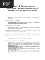 Semiconductor Class 12 Notes | PDF