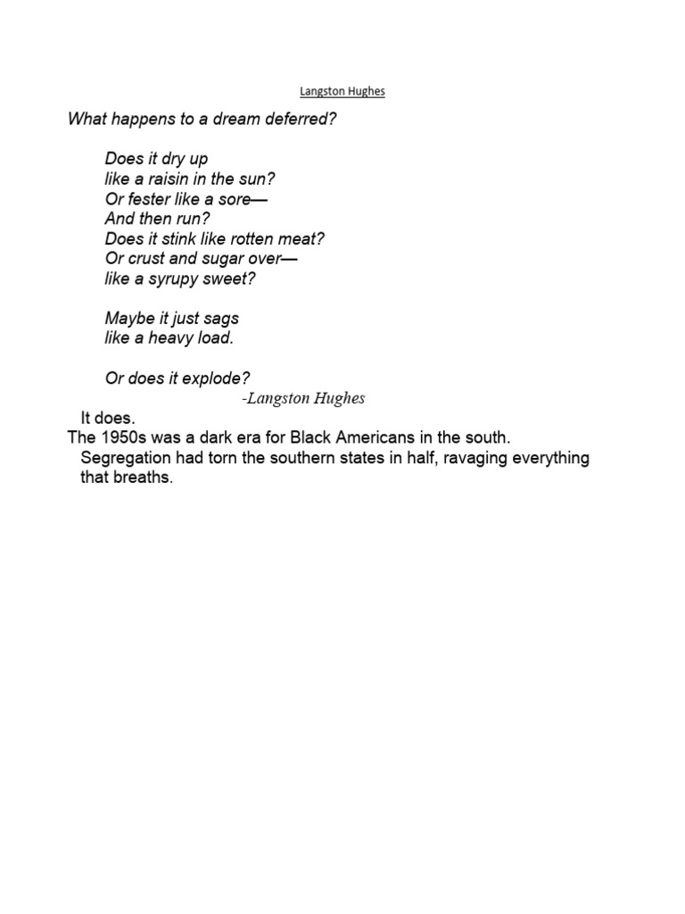 Langston Hughes | PDF