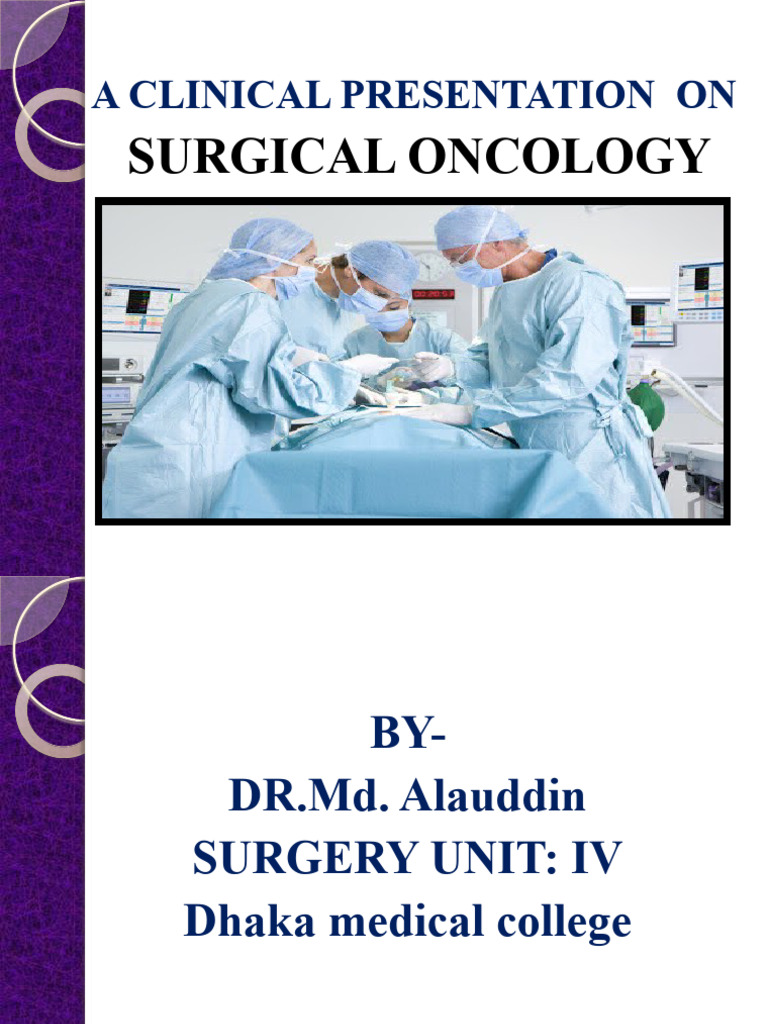 Surgical Oncology | PDF | Cancer | Oncology