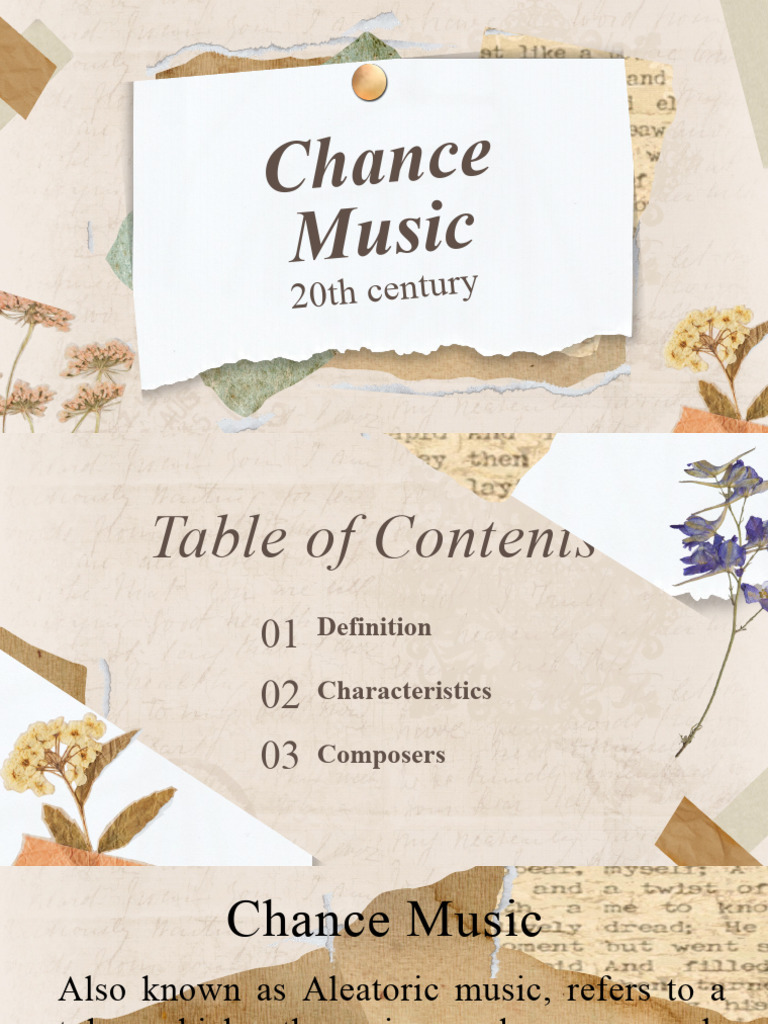 Chance Music | PDF | Social Science