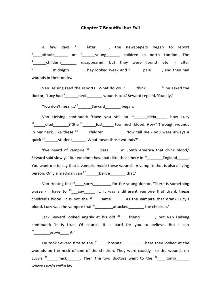 Chapter 7 Beautiful But Evil Ex | PDF