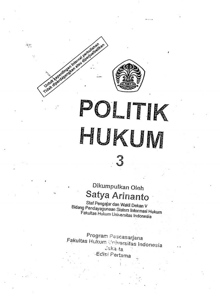 Politik Hukum 3 | PDF