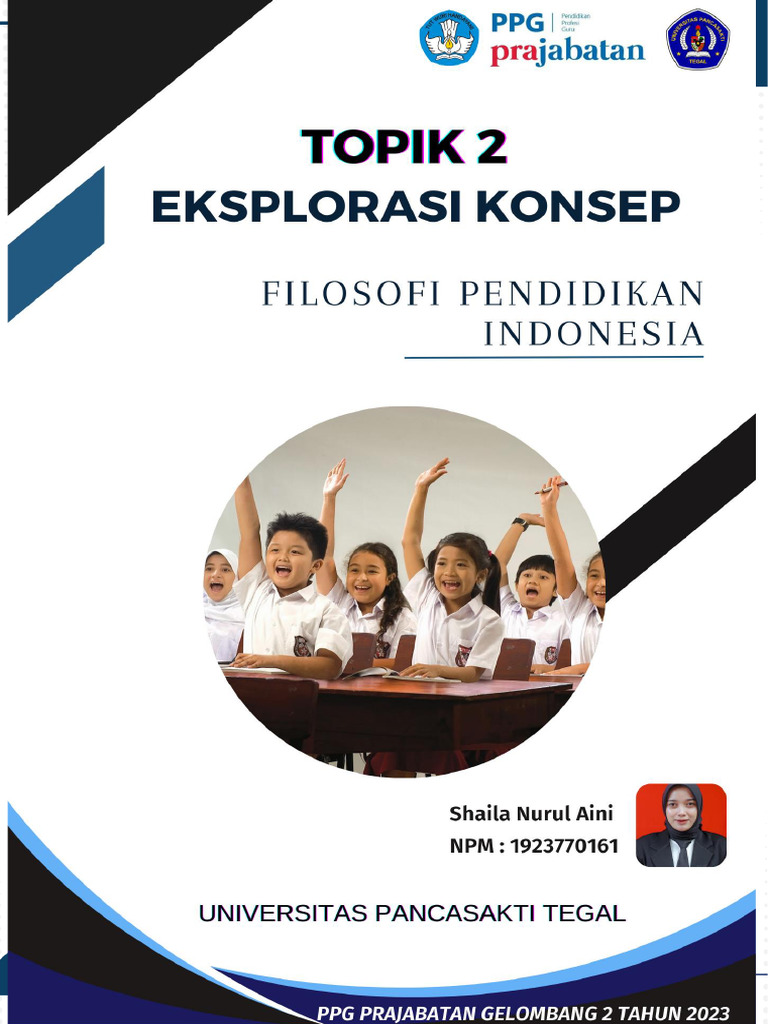 Topik 2 - Eksplorasi Konsep - Refleksi Dan Argumen Kritis (1) - Shaila Nurul Aini - 1923770161 | PDF