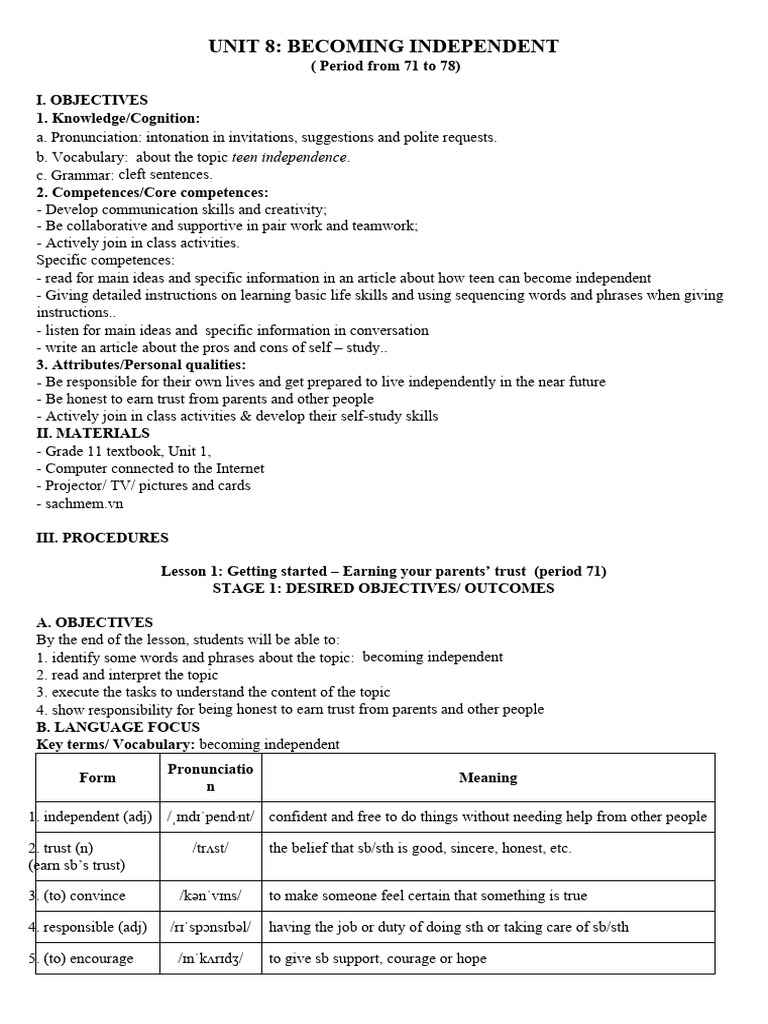 Unit 8 - E11 New | PDF