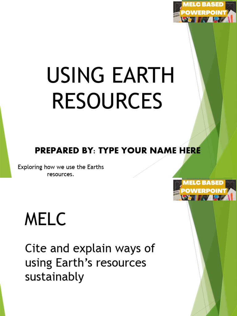 G7 Science Q4 - Week 2 - Using Earth Resources | PDF
