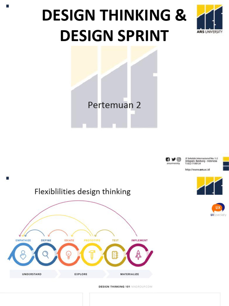 Design Thinking & Design Sprint: Pertemuan 2 | PDF | Design Thinking | Brainstorming